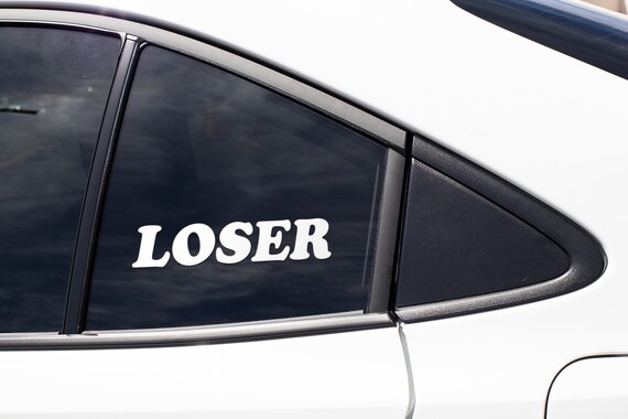 Loser Decal / Nerd Decal / Geek Decal / Loser Sticker / Nerd | Etsy