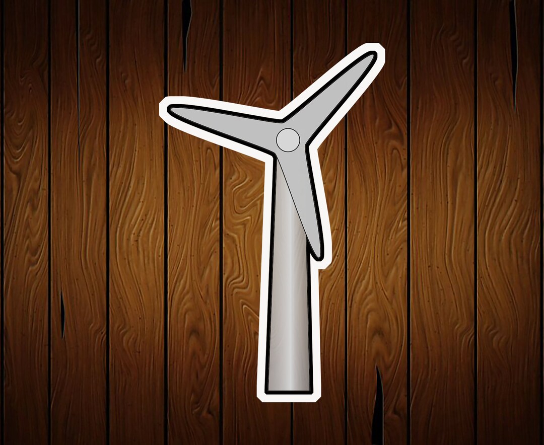 Wind Turbine Cookie Cutter - Renewable Energy - Wind Farm - Etsy