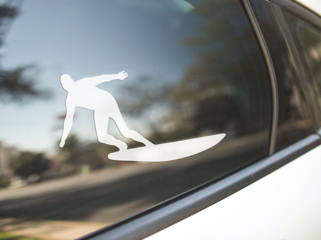 Surf Decal / Surfer Decal / Surfing Decal / Surf Sticker / - Etsy