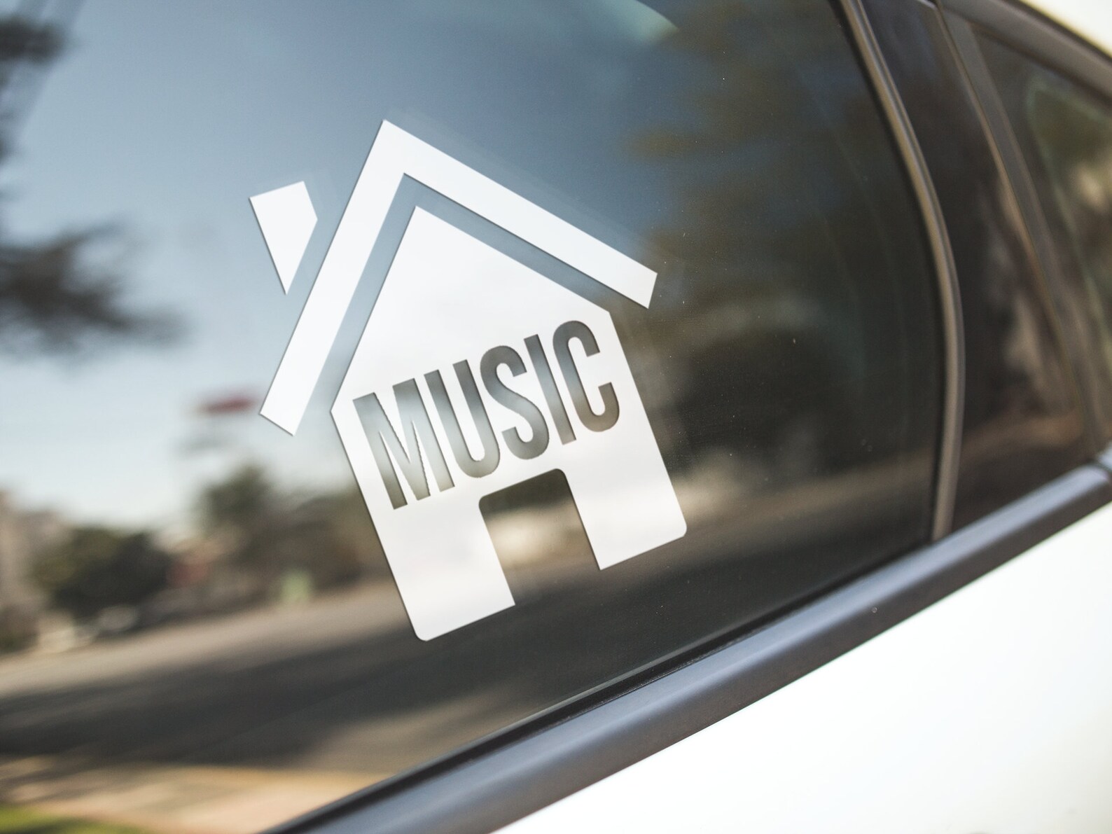 House Music Decal / EDM Decal / House Music Sticker / EDM Decal / Car ...