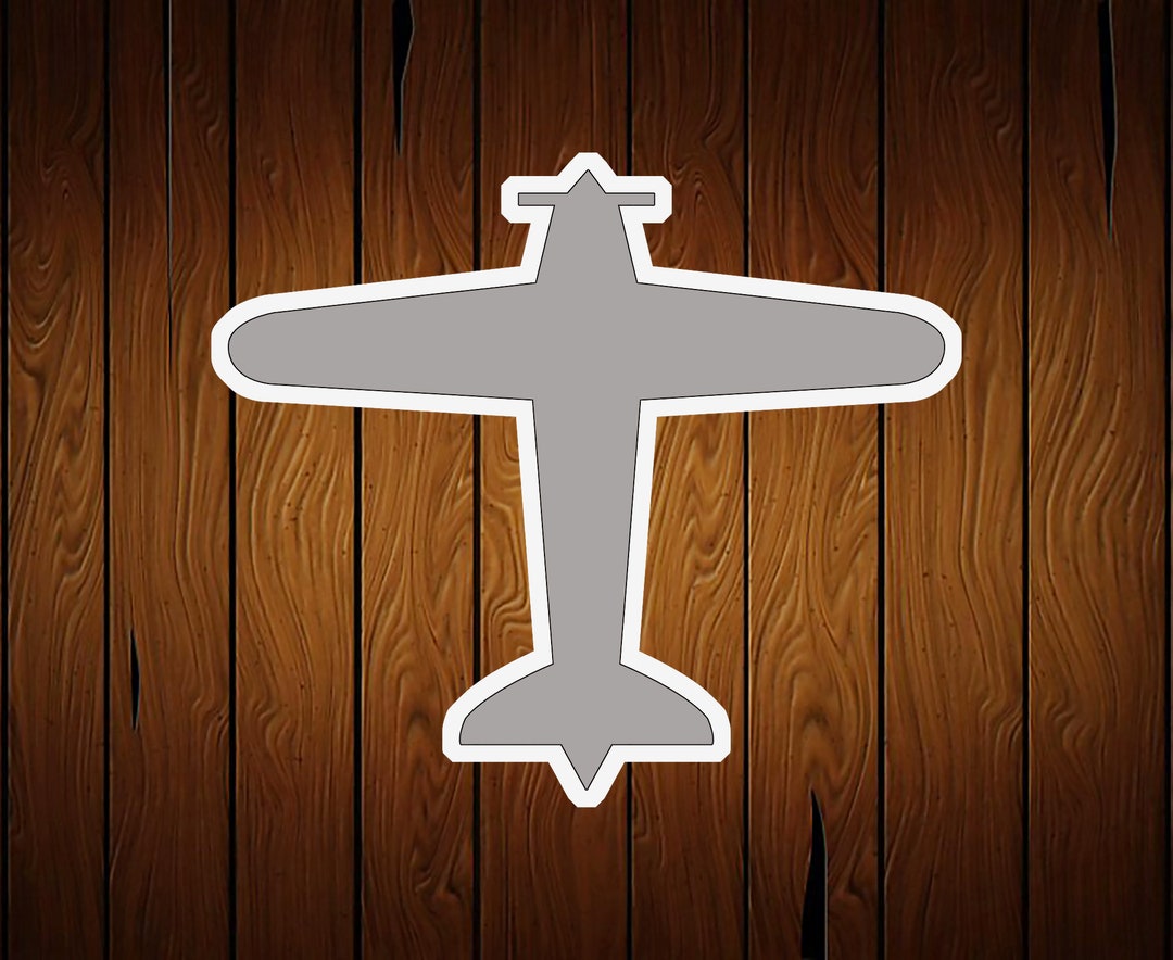 Airplane Cookie Cutter - Plane Cookie Cutter - Pilot Cookie Cutter ...