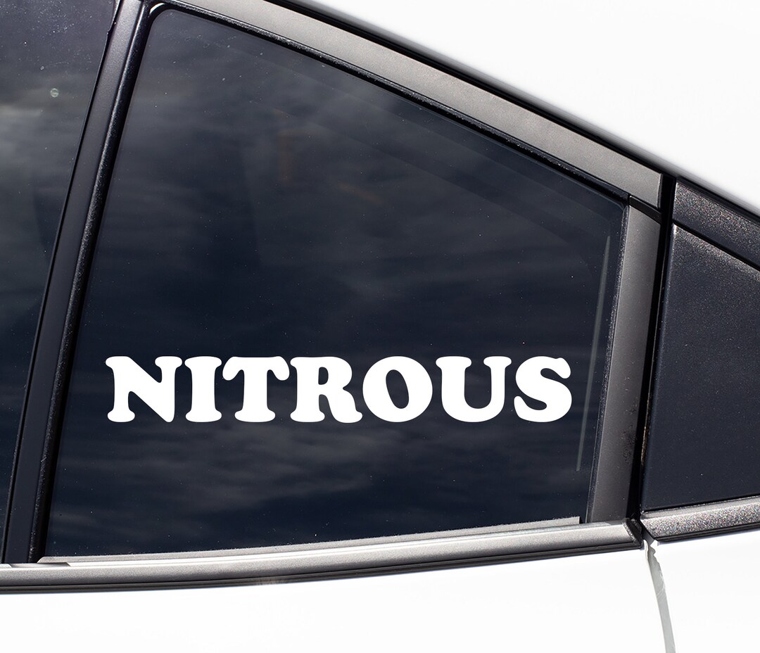 Nitrous Oxide Race Racer Racing Decal Sticker / Car Laptop Tumbler ...