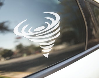 Tornado Window Decal - Etsy