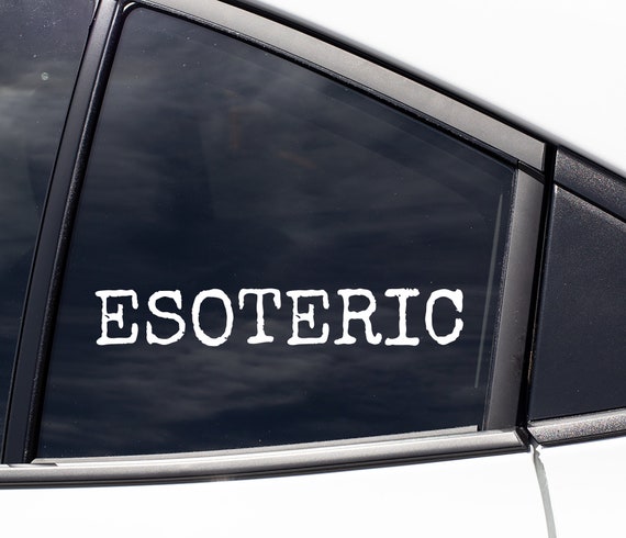 Esoteric Occult Decal Sticker / Car Decal / Laptop Decal / - Etsy