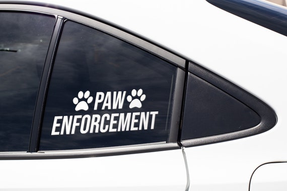 Paw Enforcement Decal Sticker Police Law Enforcement Dog - Etsy