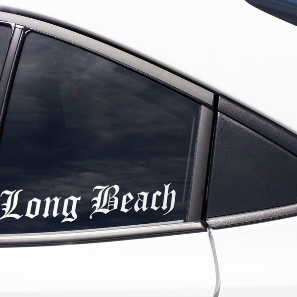 Long Beach Decal - Etsy