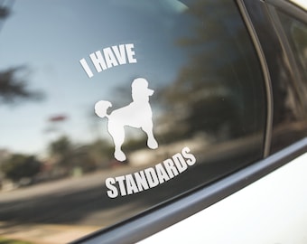 Poodle Decal - Etsy