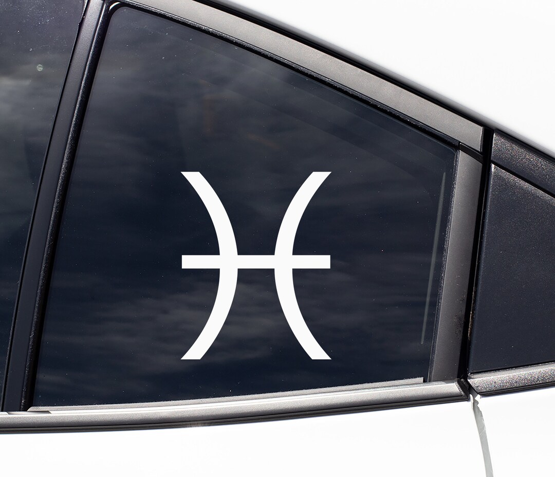 Pisces Zodiac Sign Decal Sticker / Car Decal / Laptop Decal / Tumbler ...