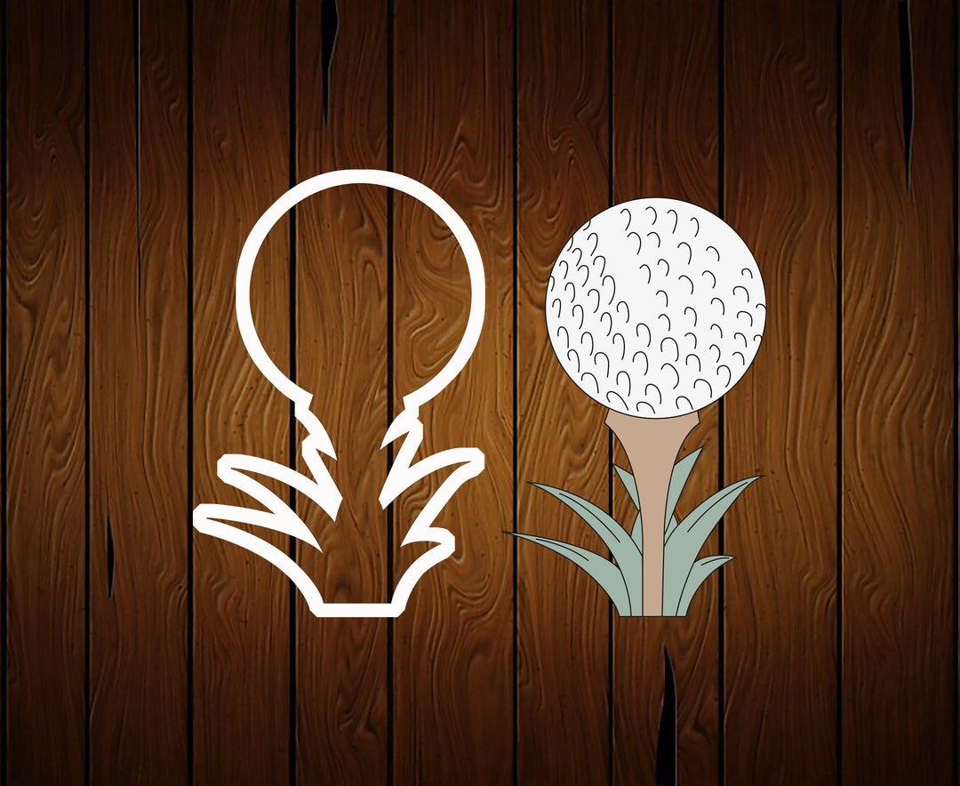 Golf Cookie Cutter Golf Ball Cookie Cutter Golf Tee Cookie Cutter ...