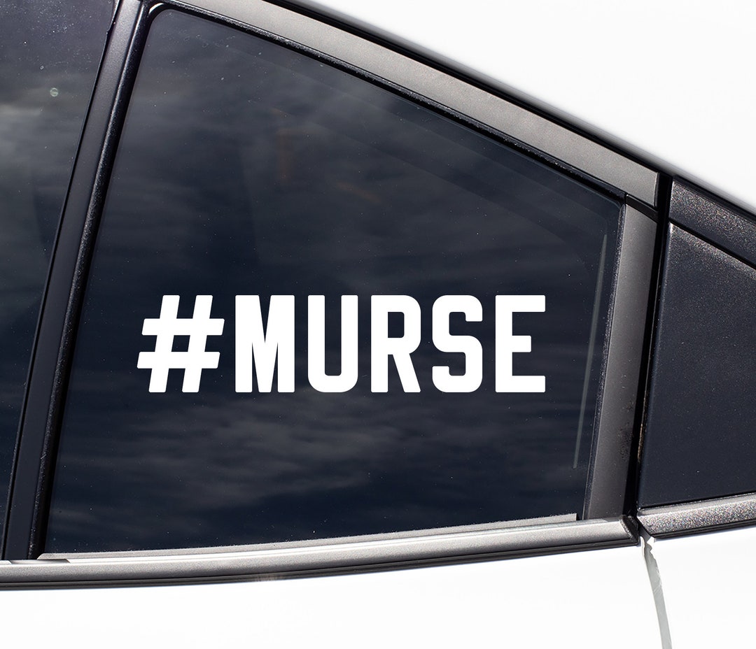 Male Nurse Decal Sticker / Murse Decal Sticker / Male Nurse Gift ...