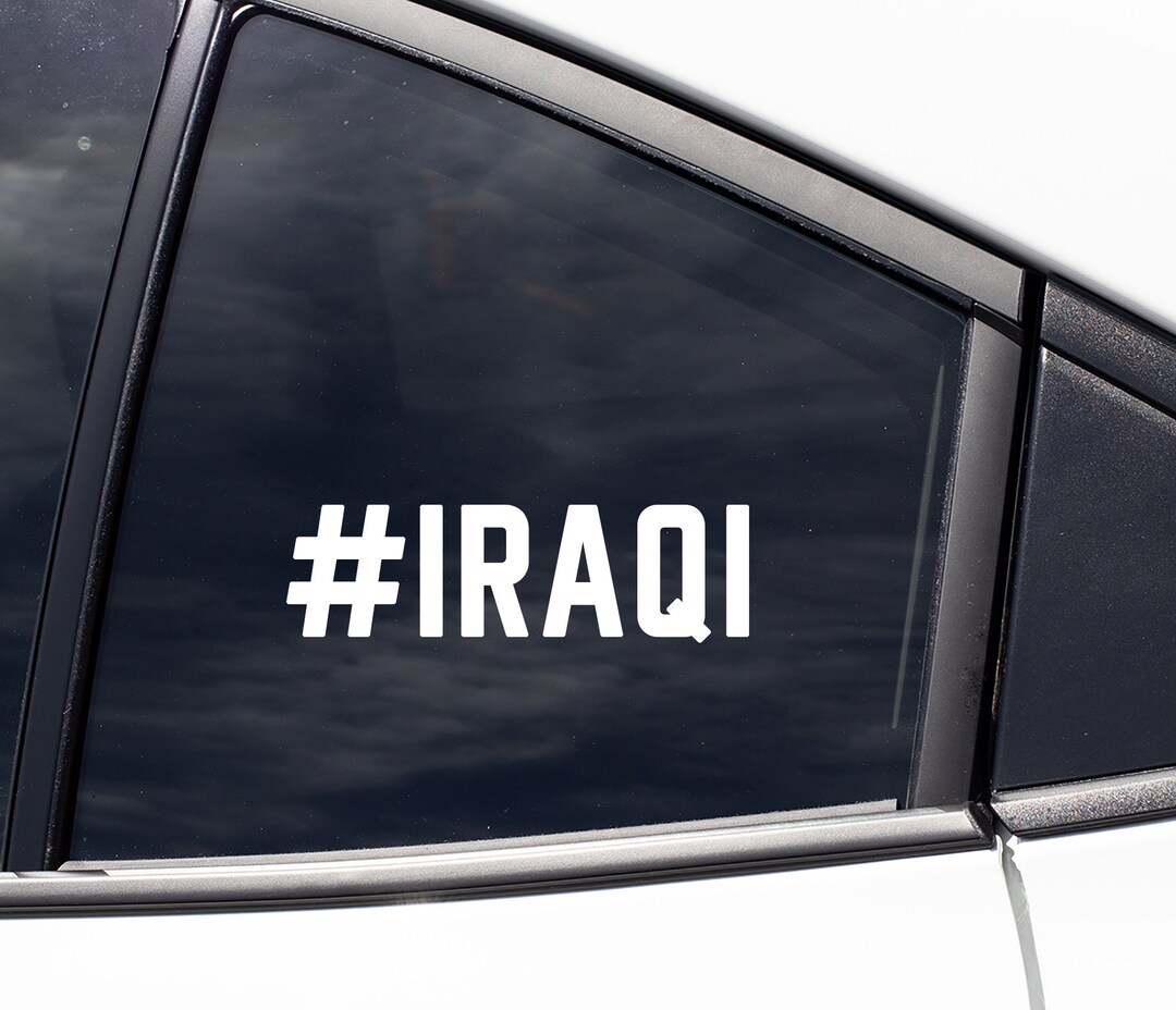 Iraq Iraqi Decal Sticker / Car Laptop Tumbler Window Decal Sticker Gift ...