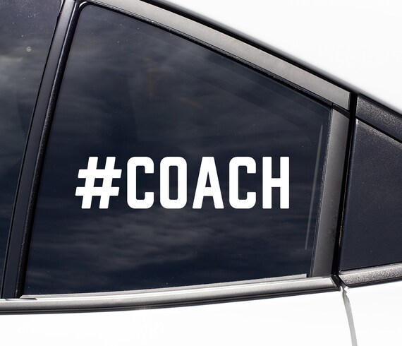 Sports Team Coach Coaching Decal Sticker / Car Decal / Laptop - Etsy