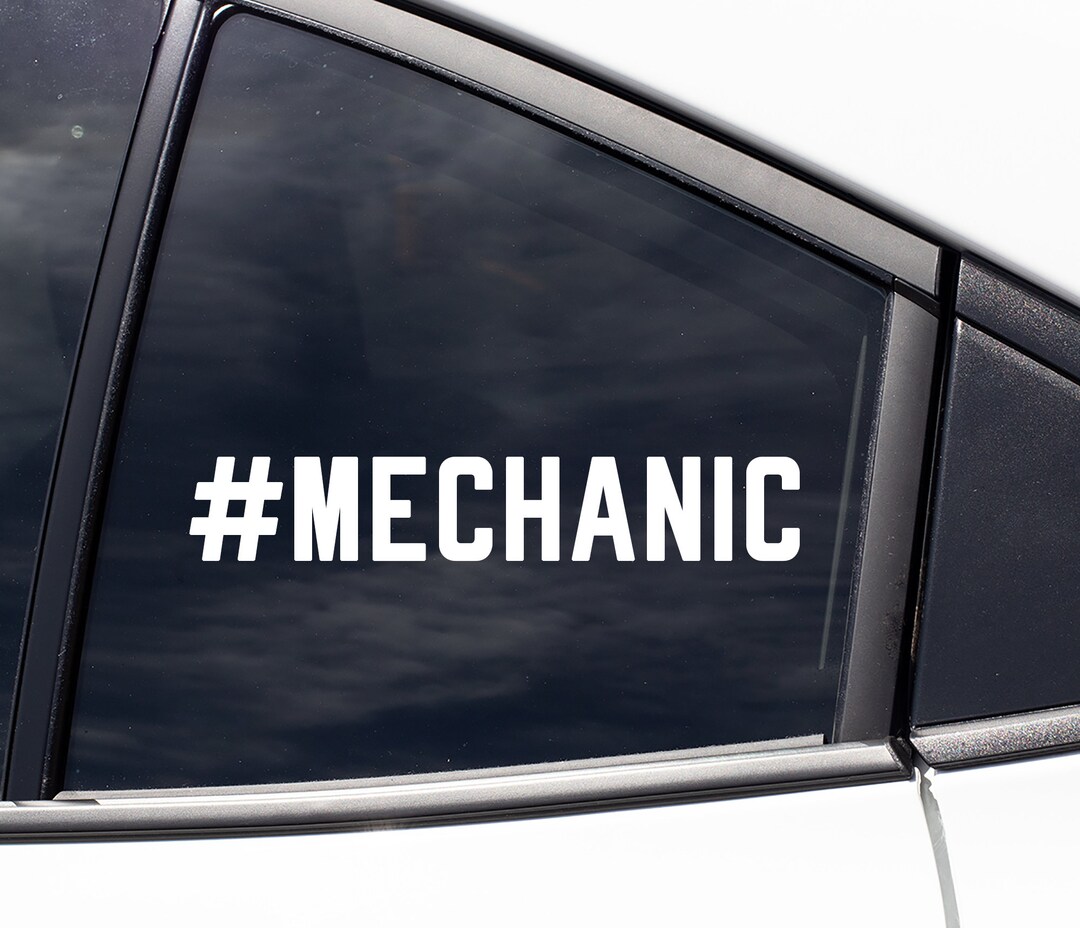Mechanic Sticker Decal / Car Decal / Laptop Decal / Tumbler Decal / Car ...