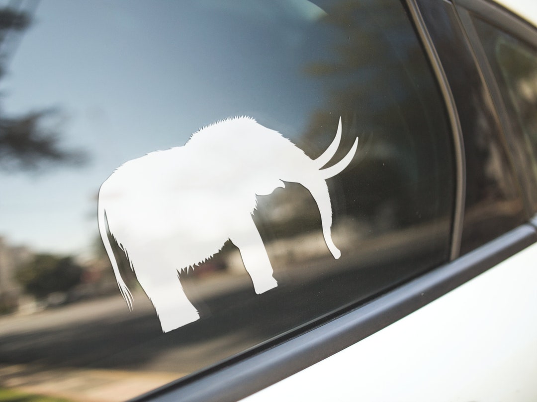 Woolly Mammoth Decal / Woolly Mammoth Sticker / Ice Age / Car Decal ...