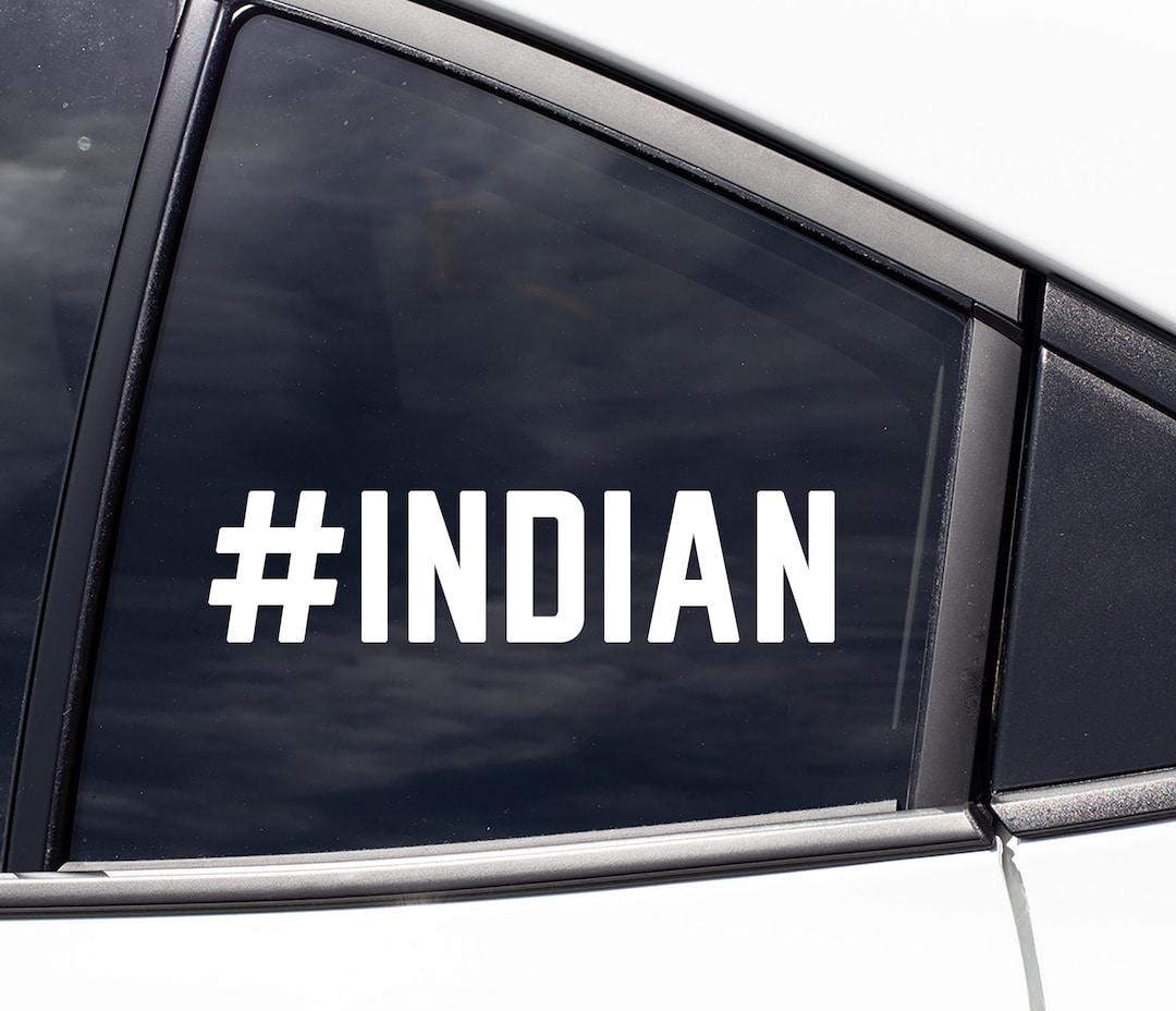 Indian India Decal Sticker / Car Laptop Tumbler Window Decal Sticker ...