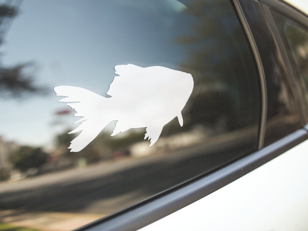 Fish Decal / Fish Sticker / Fish Gift / Goldfish / Beta Fish / Car ...