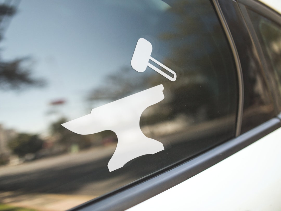 Anvil Sticker / Blacksmith Sticker / Anvil Decal / Anvil Sticker / Iron ...