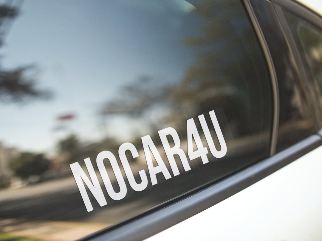 No Car for You / Repo Man / Tow Truck / Repossessed Car / Car Decal ...