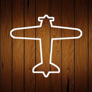 Airplane Cookie Cutter - Plane Cookie Cutter - Pilot Cookie Cutter ...