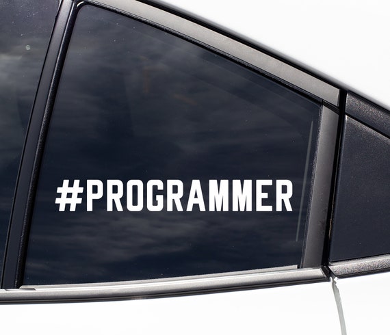 Programmer Programming Decal Sticker / Car Decal / Laptop - Etsy