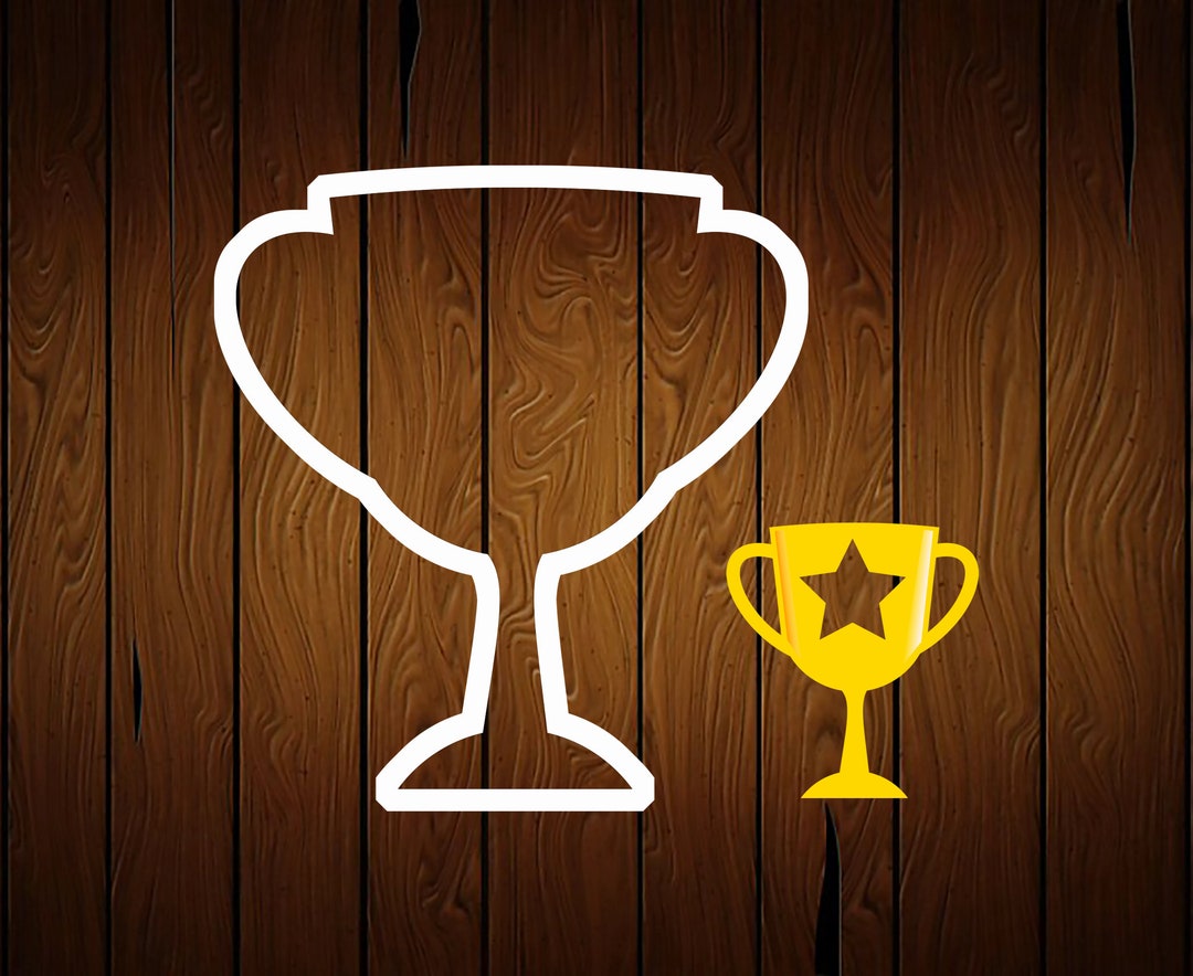 Trophy Cookie Cutter Sports Cookie Cutter Sports Trophy Trophy Shape ...