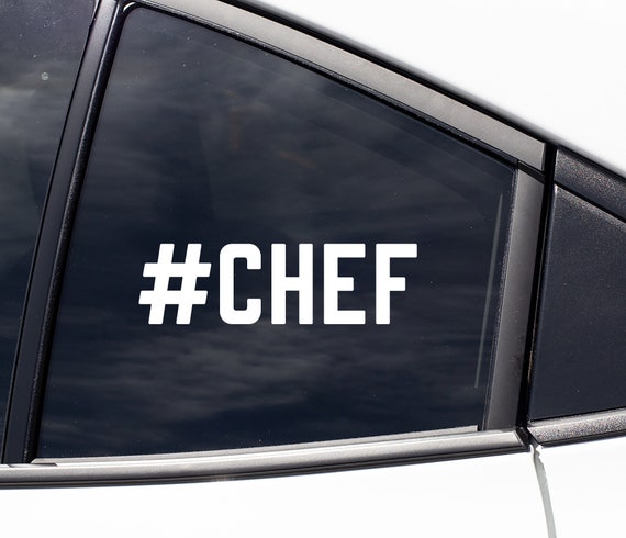 Chef Decal Sticker / Culinary Cooking / Car Decal / Laptop | Etsy