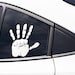 Handprint Decal Sticker / Handprint Outline / Hand Art / Bottle, Car ...