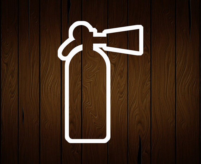 Fire Extinguisher Cookie Cutter Firefighter Fireman Clay - Etsy