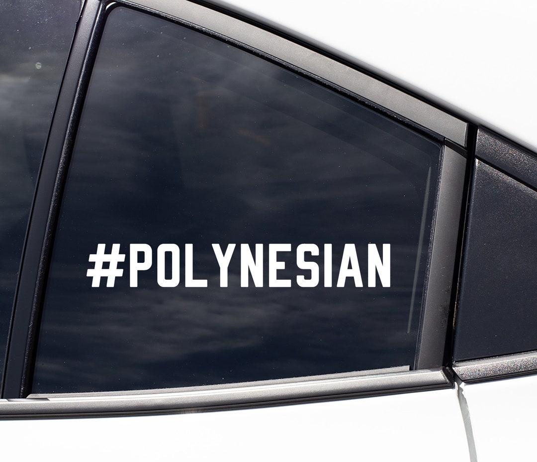 Polynesia Polynesian Decal Sticker / Car Laptop Tumbler Window Decal ...