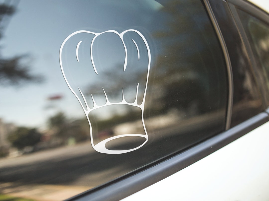 Chef Hat / Cook Cooking Culinary Decal Sticker / Car Decal / Laptop ...