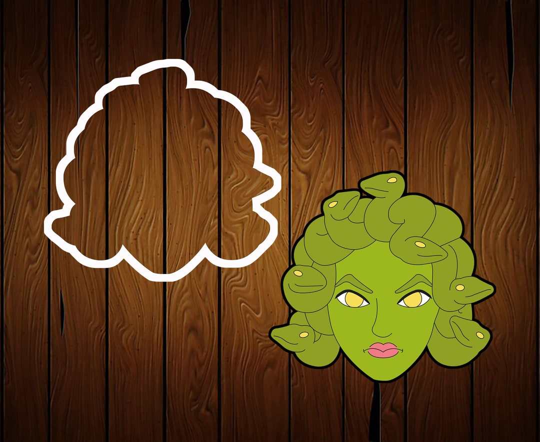 Medusa Cookie Cutter Mythology Cookie Cutter Craft Cutter - Etsy