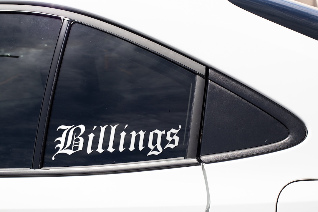 Billings Montana / Billings Decal / Billings Sticker / Car Decal ...