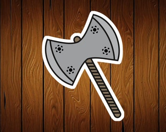 Battle Axe Cookie and Fondant Cutter - Etsy