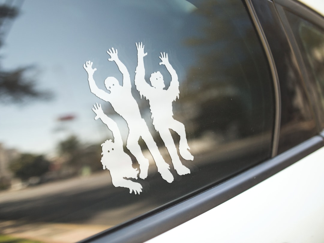 Zombie Decal / Zombie Sticker / Zombie Apocalypse / Car Decal / Laptop ...