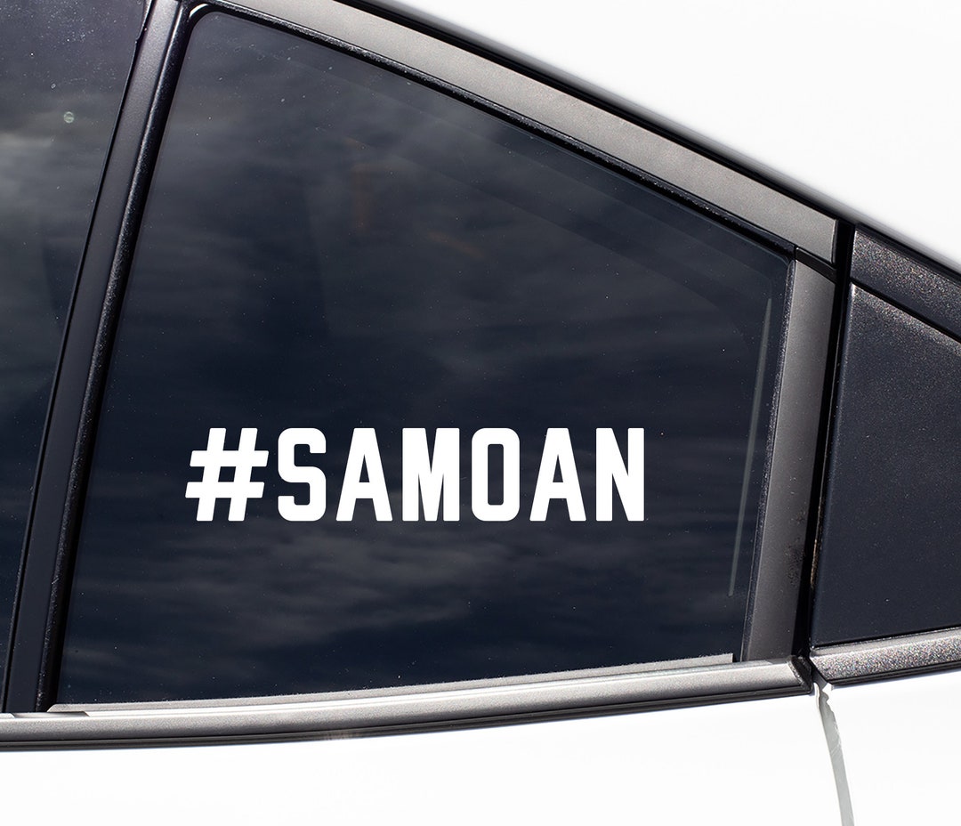 Samoa Samoan Decal Sticker / Car Laptop Tumbler Window Decal Sticker ...
