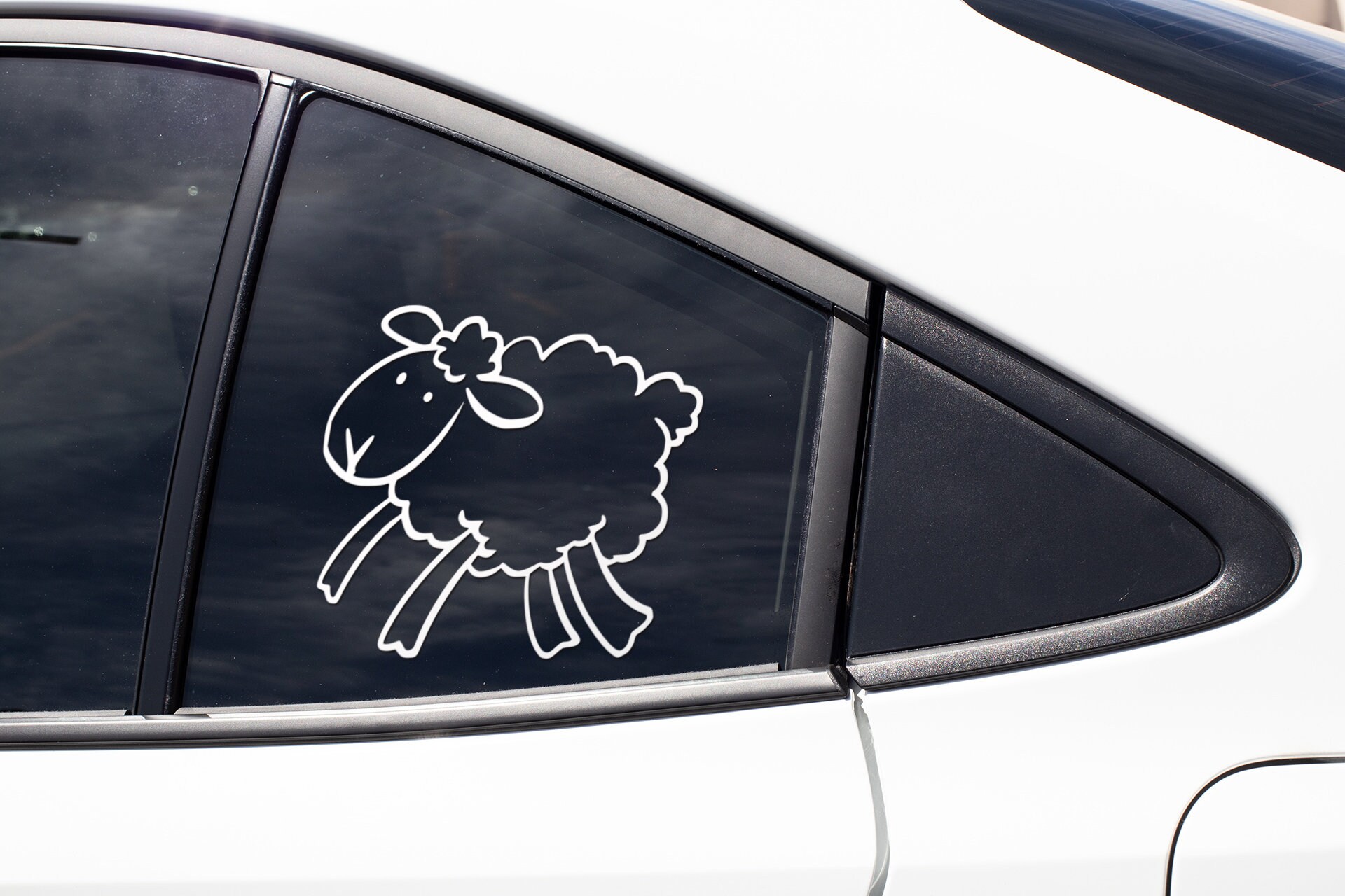 Sheep Decal / Sheep Sticker / Cute Sheep / Car Decal / Laptop - Etsy