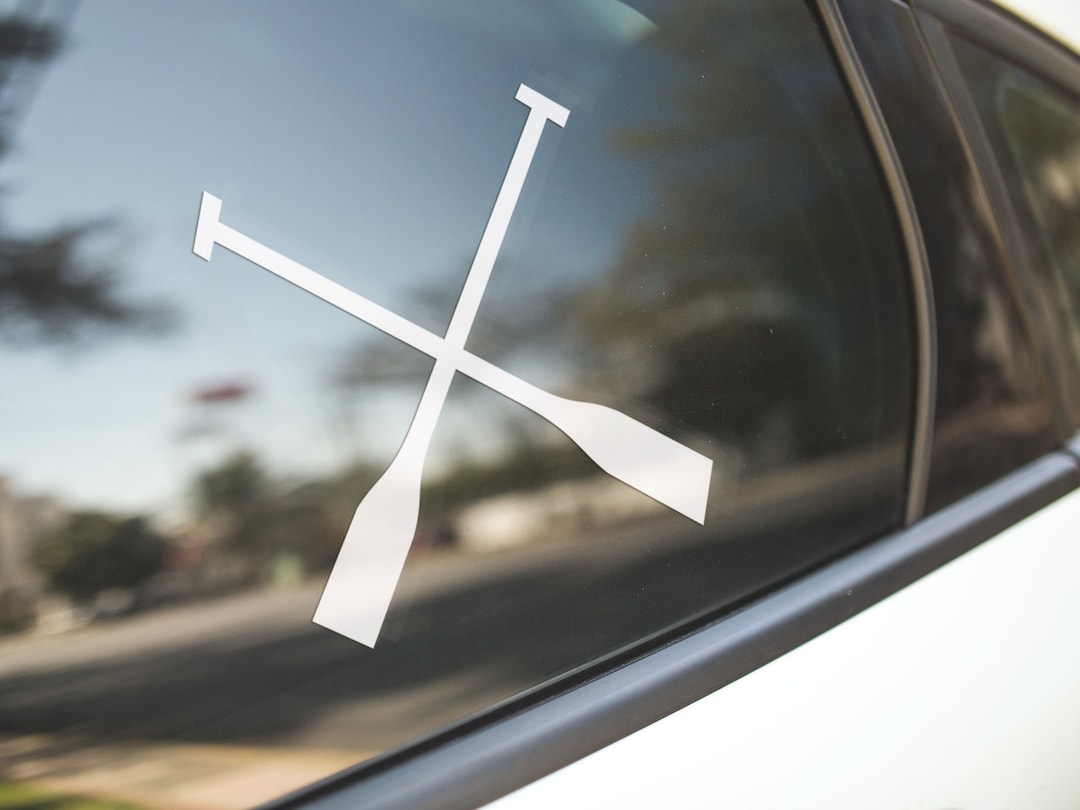 Canoe Paddle Ores / Canoe Decal / Canoe Sticker / Canoe Gift / Car ...