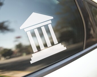 Law School Car Decal | Etsy