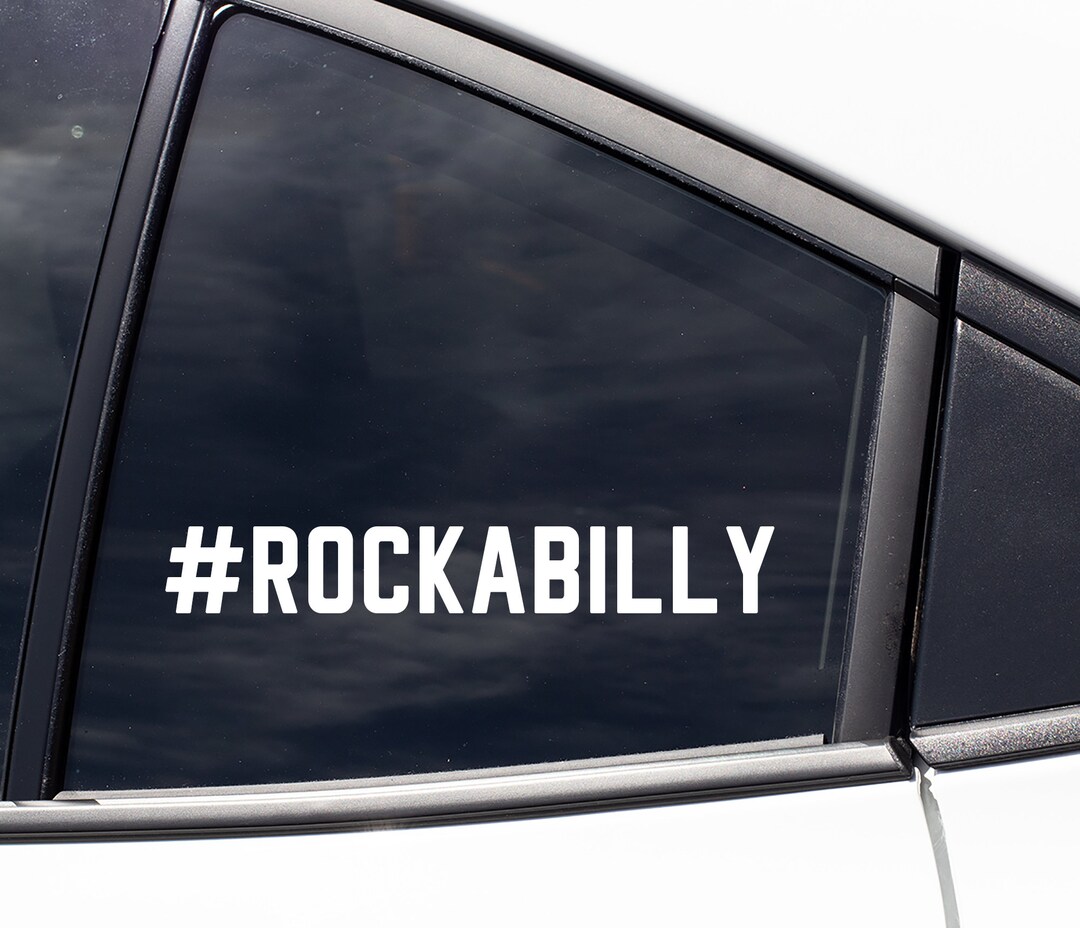 Rockabilly Music Sticker Decal / Car Decal / Laptop Decal / Tumbler ...