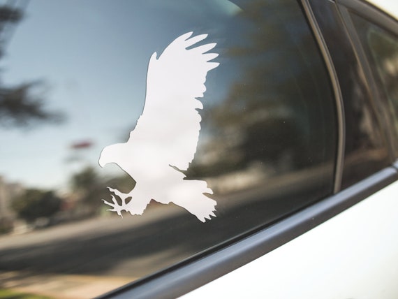Bald Eagle Decal / Bald Eagle Sticker / America Decal / Car | Etsy