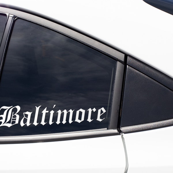 Baltimore Decal - Etsy
