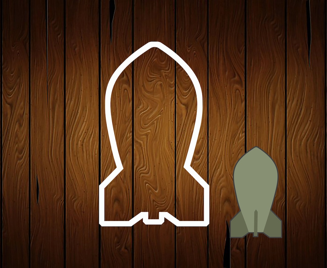 Bomb Cookie Cutter Missile Nuclear Cutter Atomic Nuclear Cookie Cutter ...