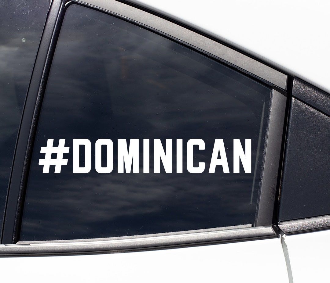 Dominica Dominican Republic Decal Sticker / Car Laptop Tumbler Window ...