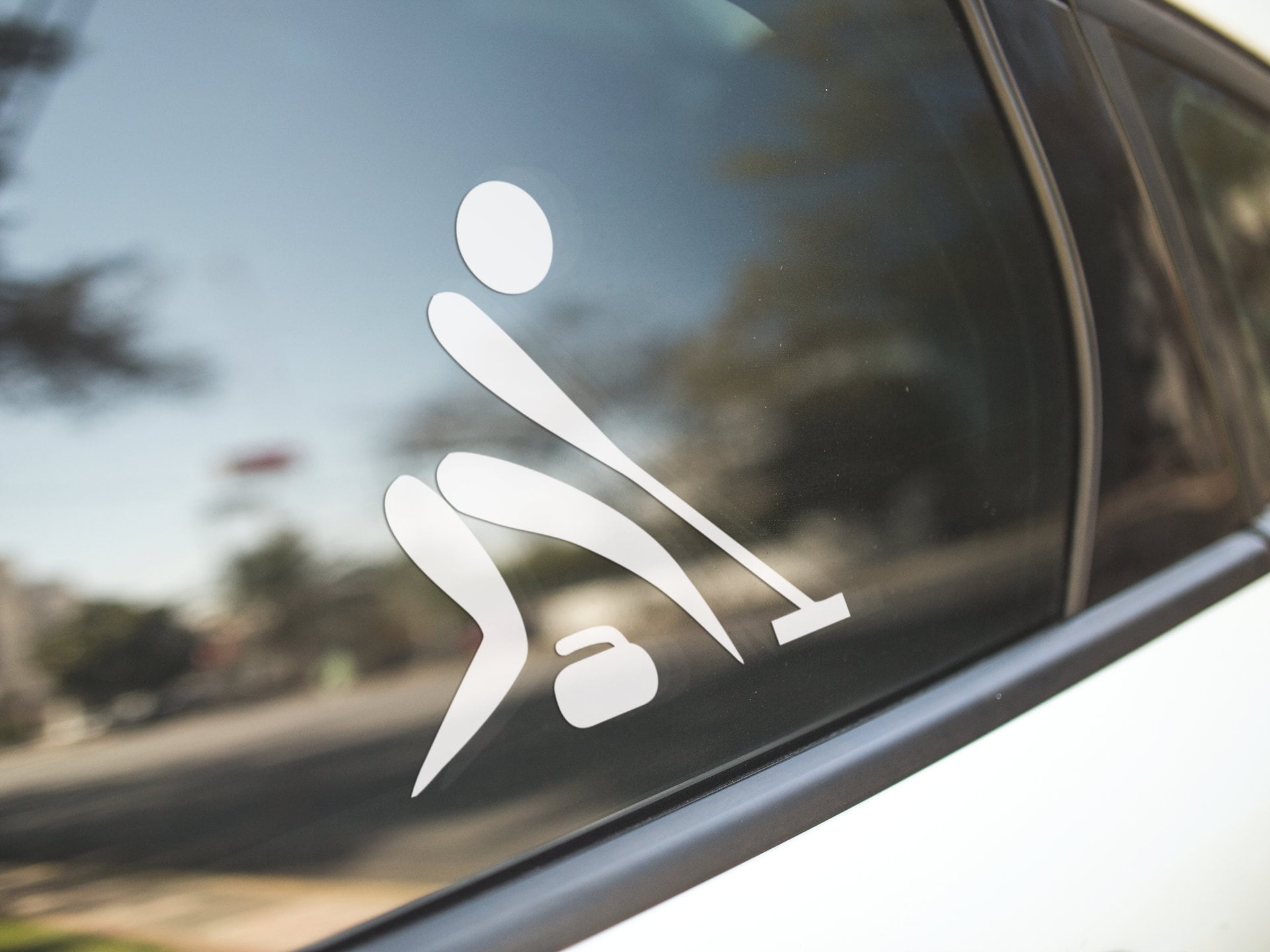 Curling Decal / Curling Sticker / Curler / Curling Gift / Car | Etsy