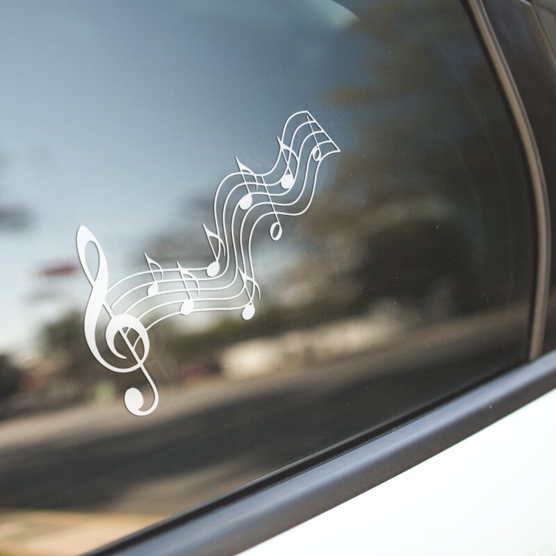 Music Notes Decal - Etsy