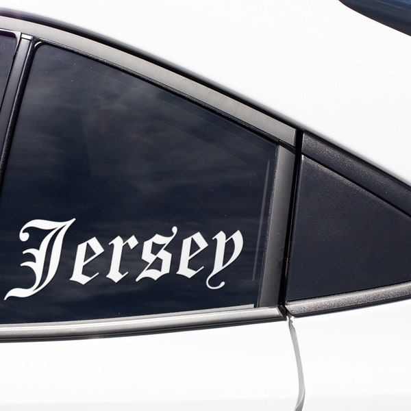 New Jersey Decal - Etsy