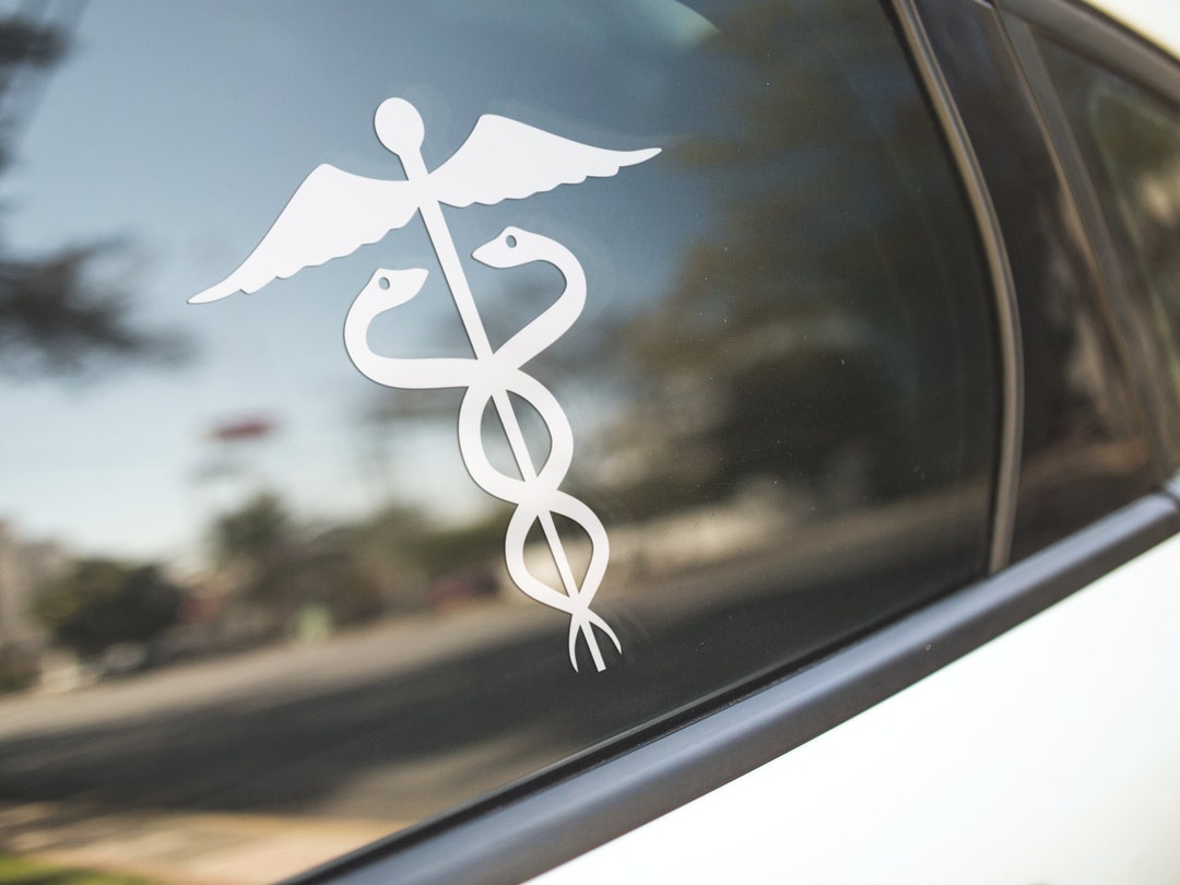 Caduceus Decal / Caduceus Sticker / EMT Decal / EMT Sticker / First ...
