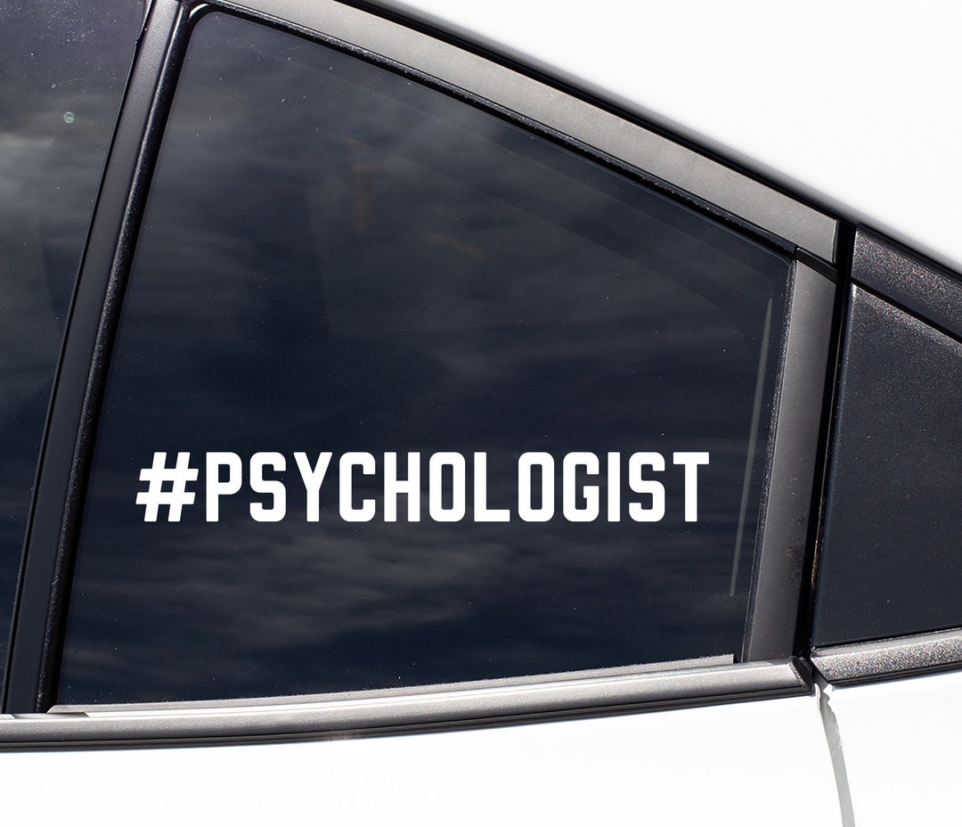 Psychologist Psychology Decal Sticker / Car Decal / Laptop Decal ...