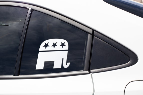 Republican Conservative Decal Sticker America American | Etsy