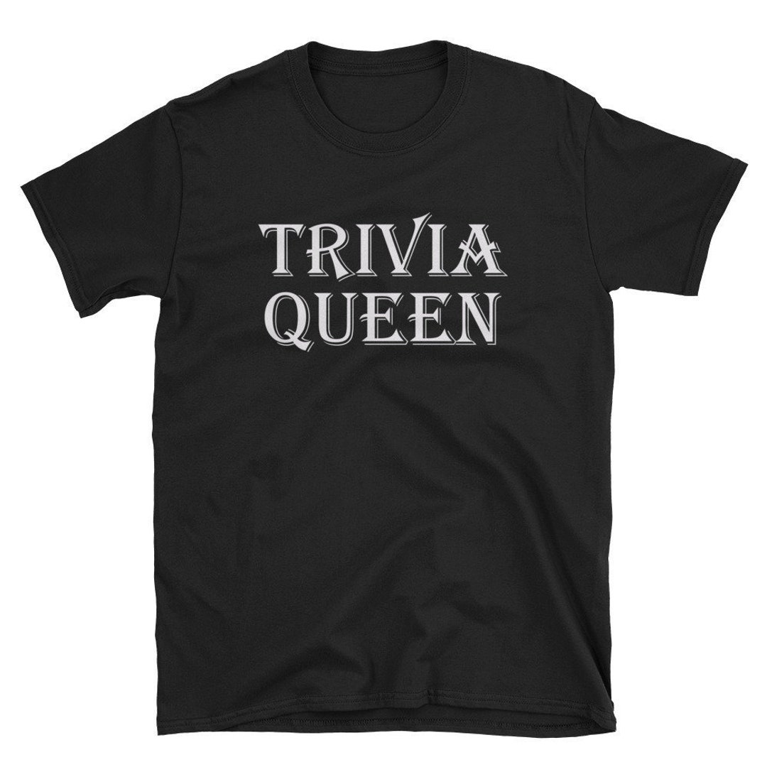 Trivia Queen / Trivia Shirt / Trivia T-shirt / Trivia Tee / Trivia Mom ...